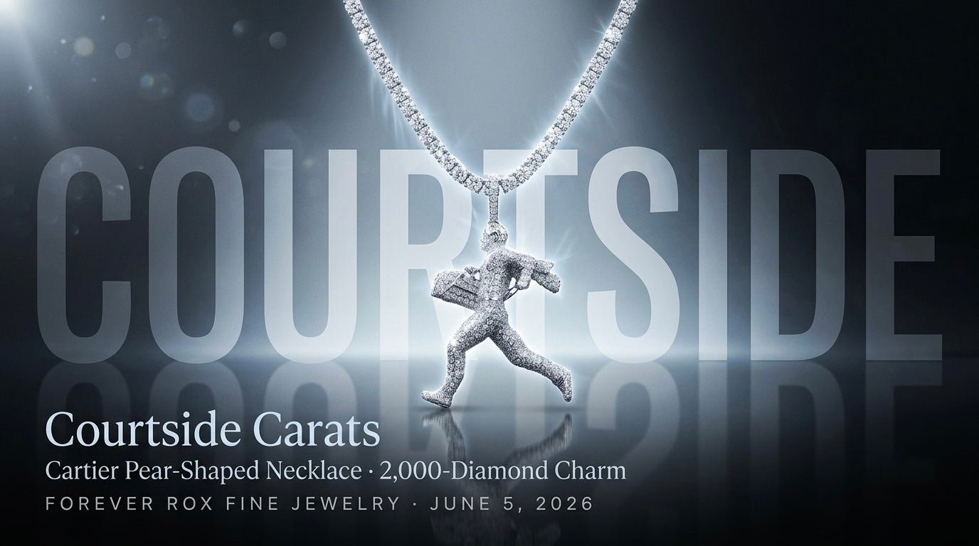 Timothée Chalamet's NBA Finals Diamond Necklace & Pendant – Forever Rox ...